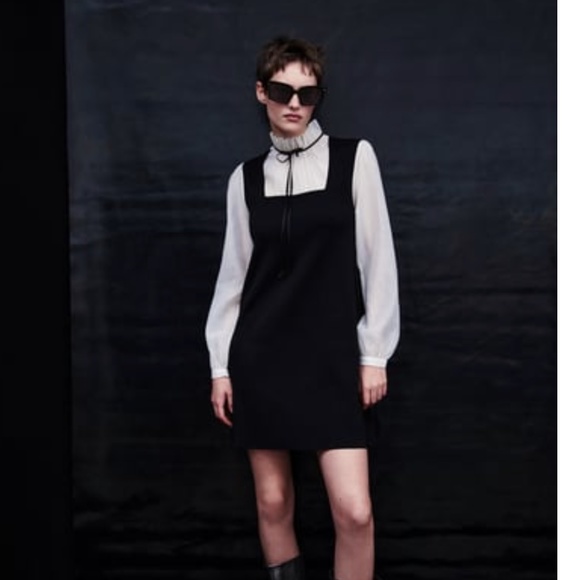 Zara | Dresses | Zara Knit Dress With Bow | Poshmark